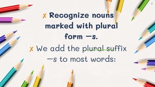 REGULAR & IRREGULAR NOUNS | PPTX