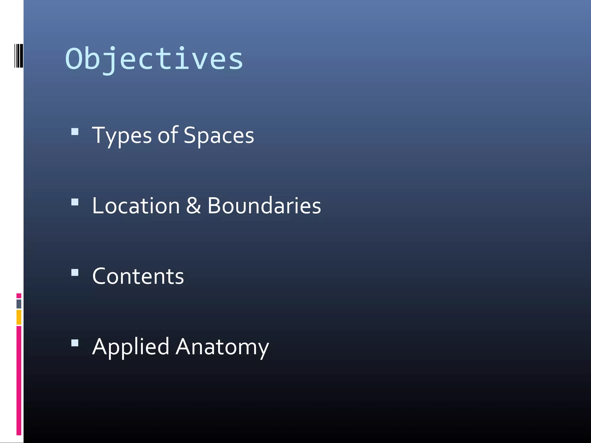 Palmar spaces - Types / contents | PPT