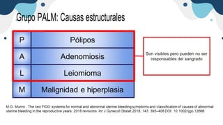 PALM COEIN (PÓLIPOS ENDOMETRIALES Y ADENOMIOSIS) (1).pptx