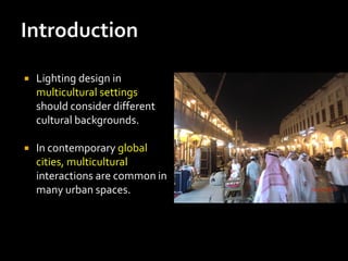 Cultural aspects in lighting design | PDF