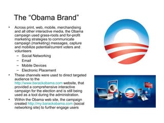 Barack Obama’s Interactive Campaign: Political Social Media Best ...
