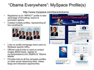 Barack Obama’s Interactive Campaign: Political Social Media Best ...
