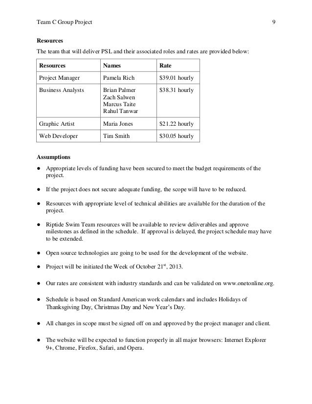 IT Project for Swim Team