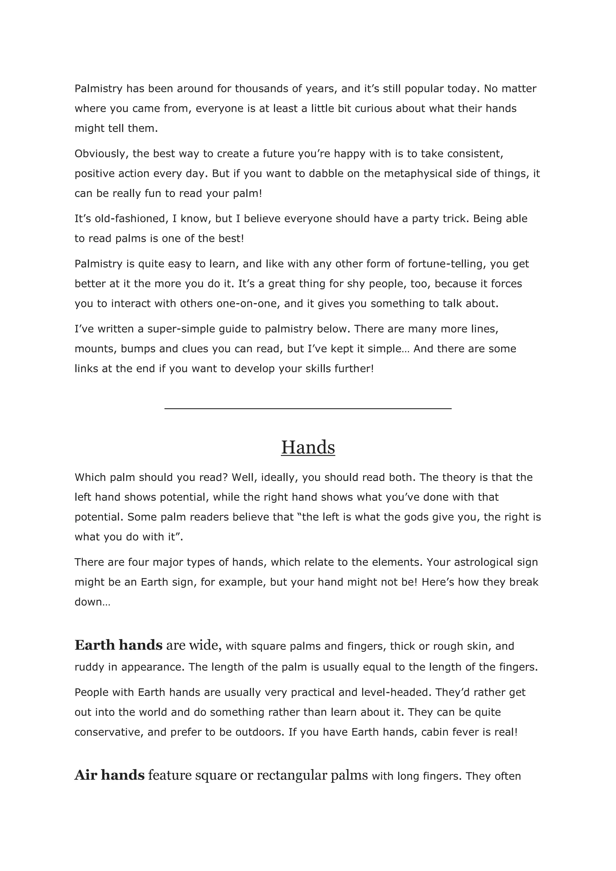 ^^ Palmistry 101 a guide to palm reading from google web site ^^ | PDF