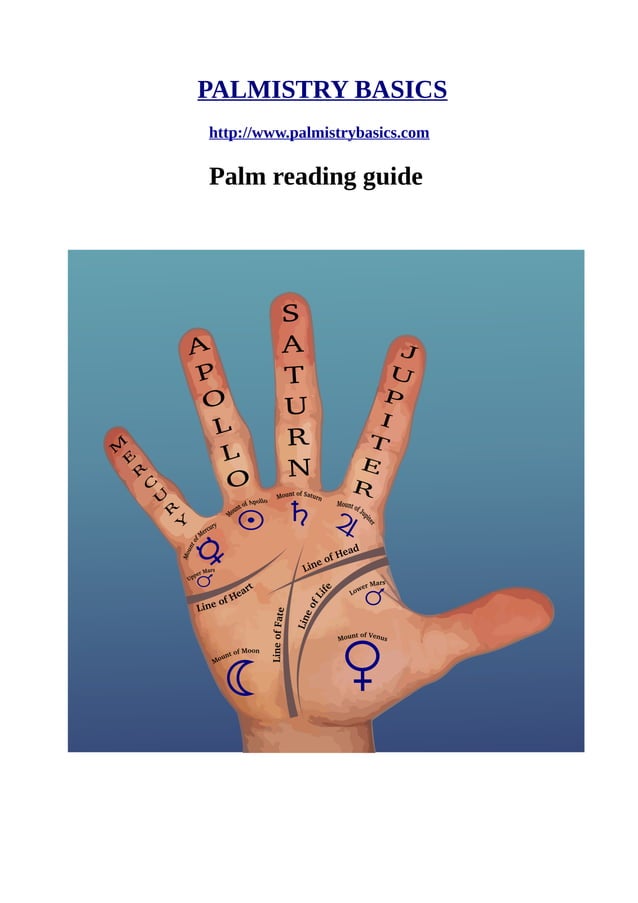 Palmistry basics pdf | PDF | Astrology | Religion & Spirituality