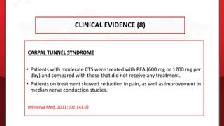 Palmitoylethanolamide in the Treatment of Neuropathic Pain | PPTX
