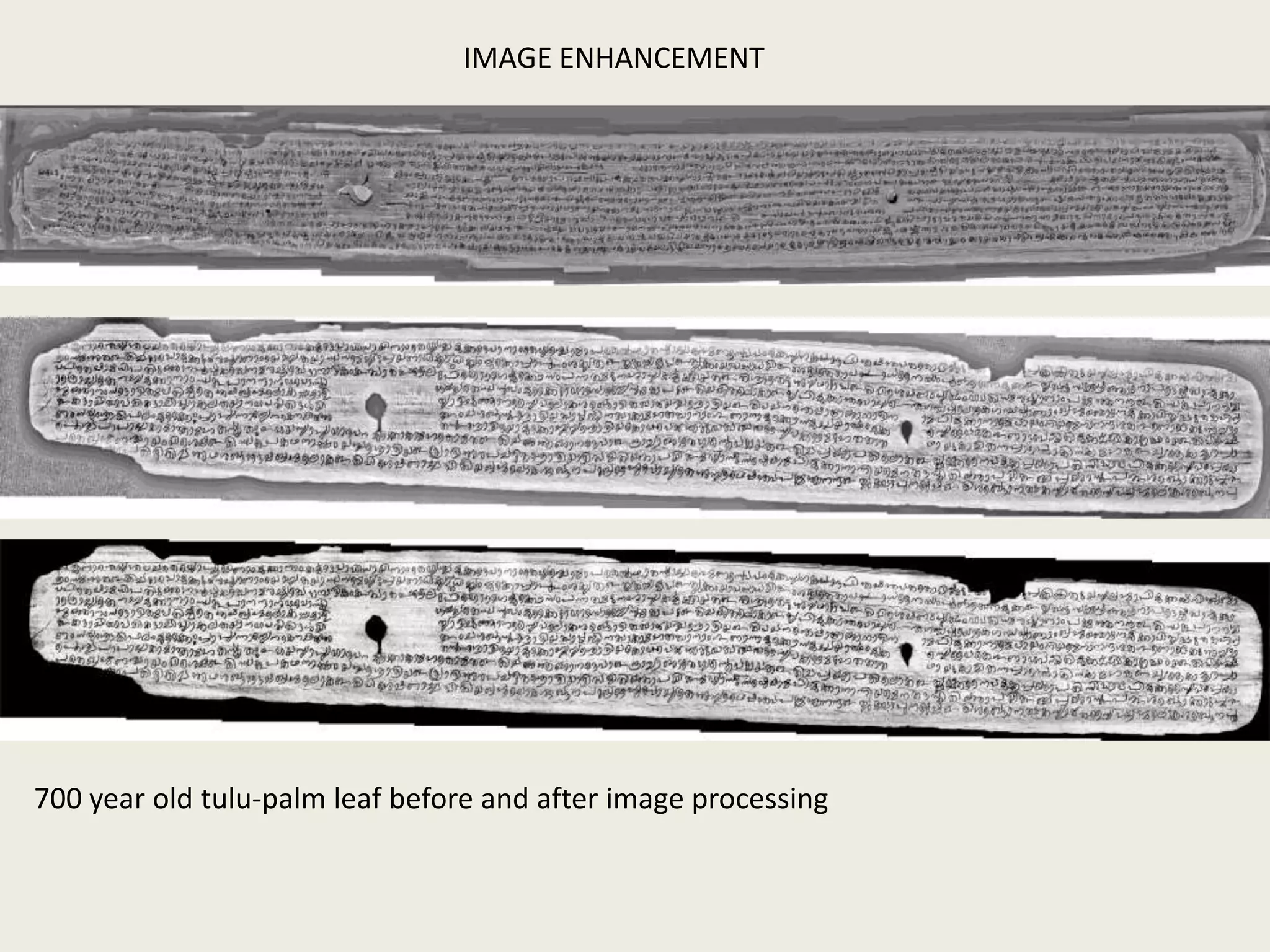 Palm leaf character recognition using radon transform | PPT