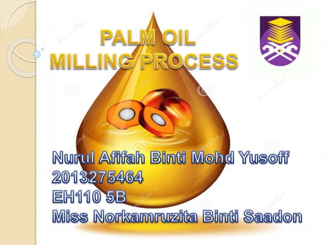 Palm oil milling process | PPTX