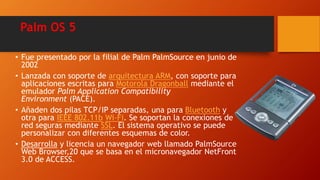 Palm os | PPT