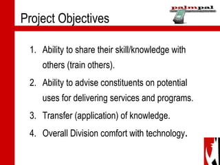 The Palm PAL Project: A Digital Invitation to Join the Millennium | PPT