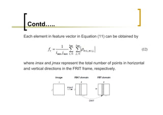 Palmprint Identification Using FRIT | PDF