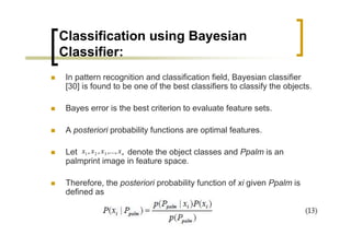 Palmprint Identification Using FRIT | PDF