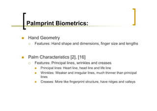 Palmprint Identification Using FRIT | PDF
