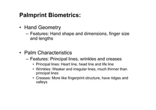 Palmprint verification using lagrangian decomposition and invariant interest | PPT
