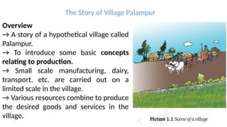 class 9 chapter 1 story oof village palampur | PPTX