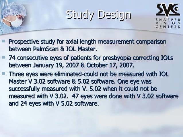 PalmScan x IOL Master | PPT | Eye and Vision Conditions | Diseases and Conditions