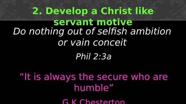 Imitating Christ's Humility | PPT