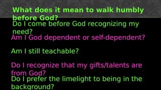 Imitating Christ's Humility | PPT