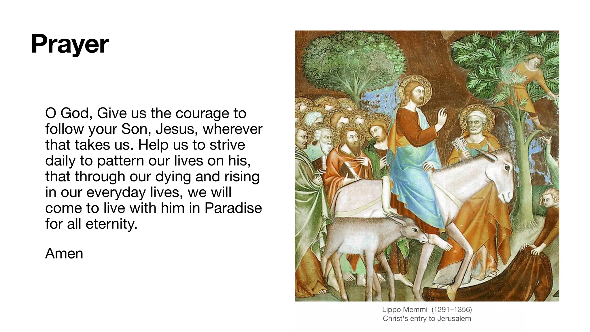 Palm Sunday Reflection for Vincentians | PPT