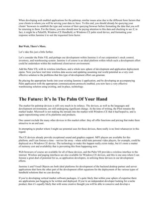 Palmtop Computing | DOC