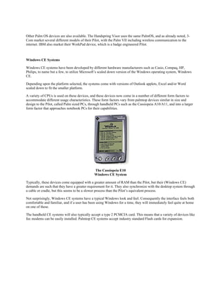 Palmtop Computing | DOC