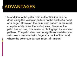 Palm vein technology | PPT