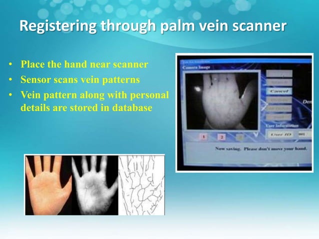 Palm vein technology ppt | PPTX