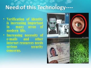 Palm vein technology ppt | PPTX
