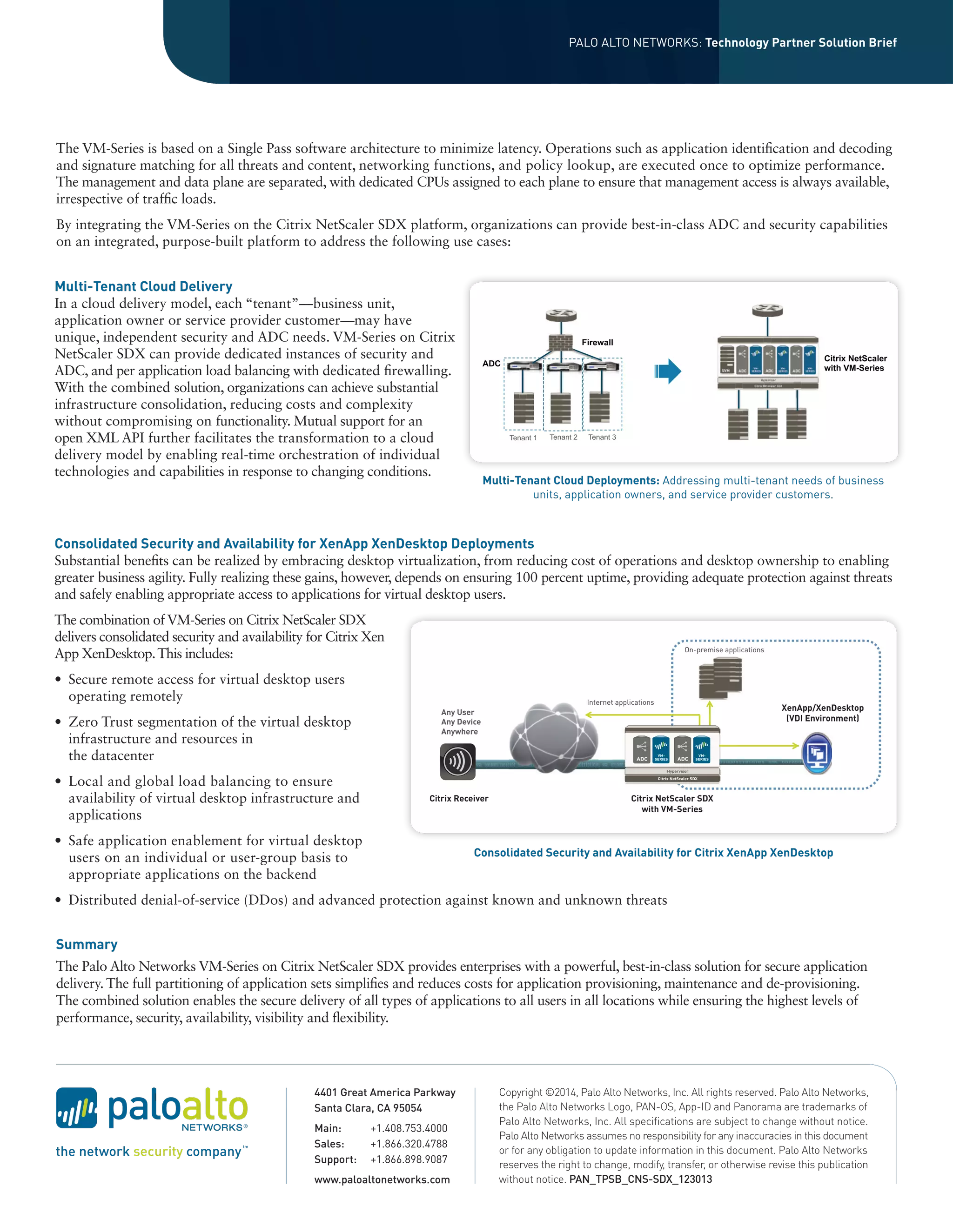 Palo Alto Networks VM-Series firewall now available on NetScaler SDX Platform | PDF | Cloud ...