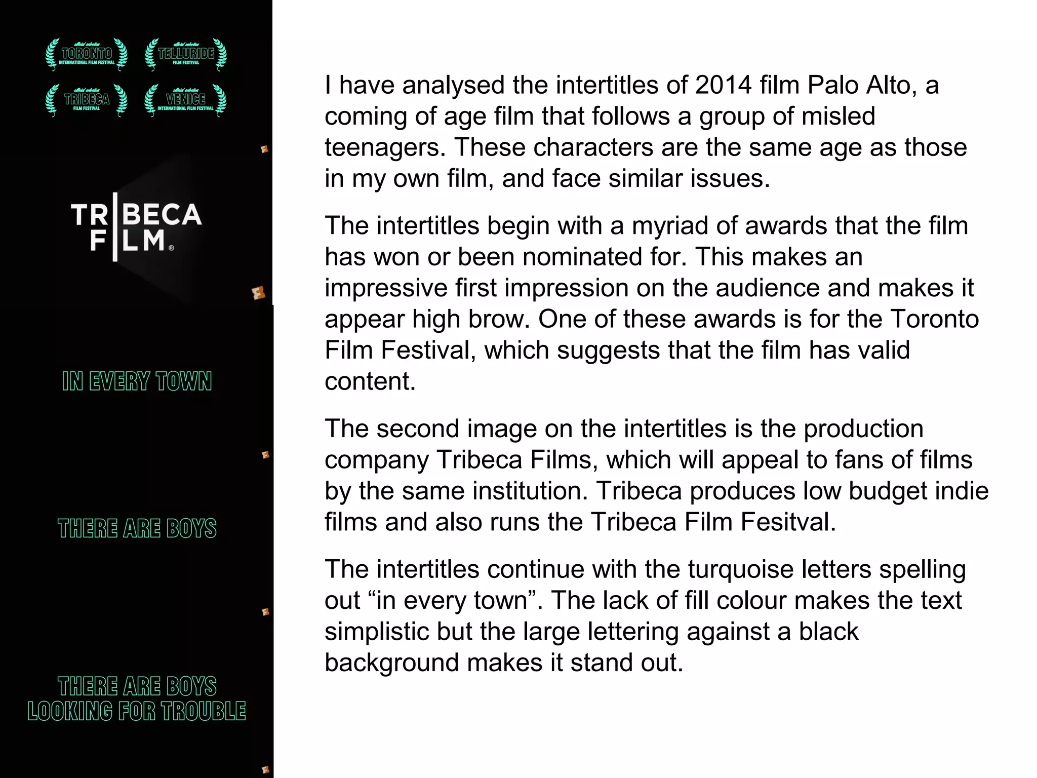 Intertitles Analysis | PPT