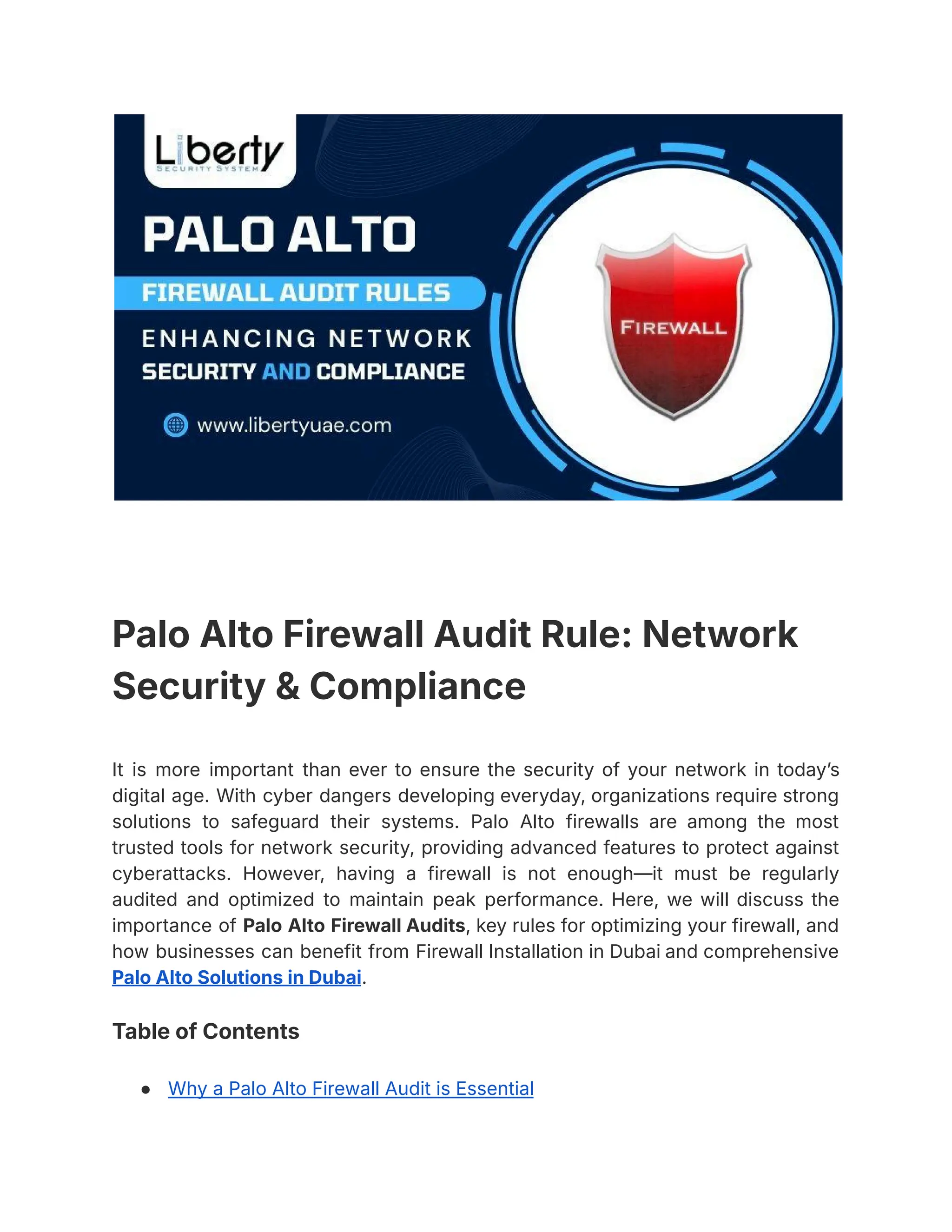 Palo Alto Firewall Audit Rule : Network Security & Compliance.pdf