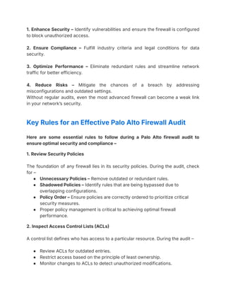 Palo Alto Firewall Audit Rule : Network Security & Compliance.pdf
