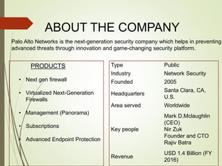 Paloalto network analysis. | PPTX