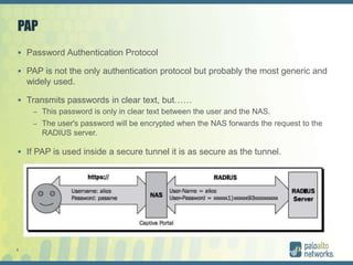 Palo Alto Networks authentication | PPTX | Internet | Computing