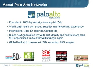 Palo alto networks next generation firewalls | PPT
