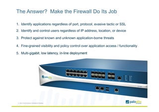 Palo alto networks product overview | PDF