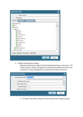 Palo Alto Networks PANOS 5.0 Radius Authentication OTP using Yubikey | PDF