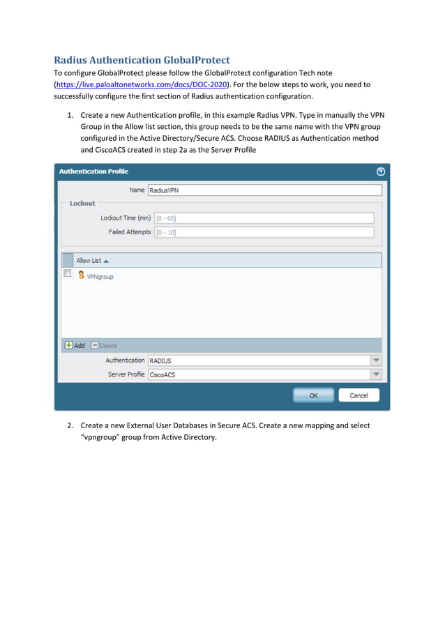 Palo Alto Networks PANOS 5.0 Radius Authentication OTP using Yubikey | PDF