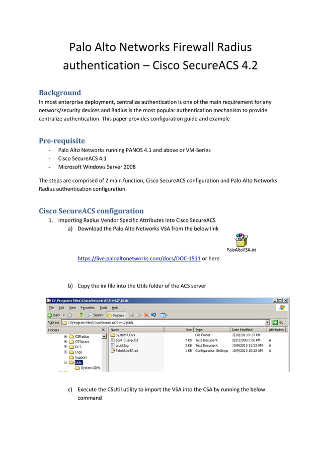 Palo Alto Networks PANOS 5.0 Radius Authentication OTP using Yubikey | PDF