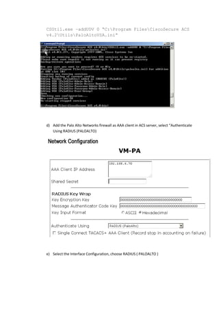 Palo Alto Networks PANOS 5.0 Radius Authentication OTP using Yubikey | PDF