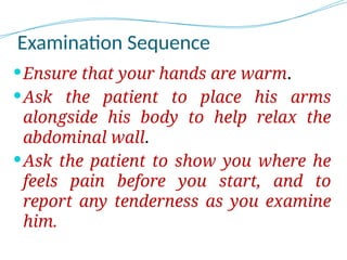 Palpation of the abdomen lecture 4ج.pptx