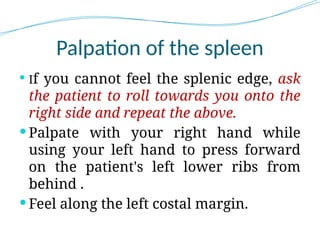 Palpation of the abdomen lecture 4ج.pptx
