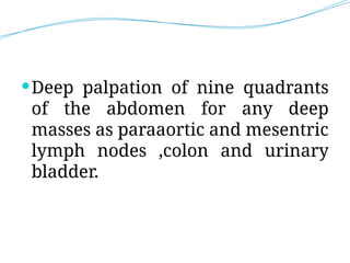 Palpation of the abdomen lecture 4ج.pptx