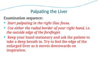 Palpation of the abdomen lecture 4ج.pptx