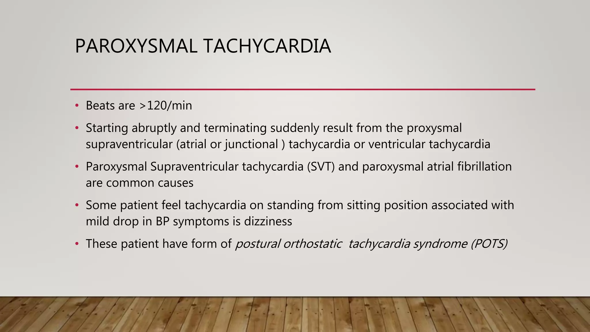 Palpitation of cardiovascular system | PPTX