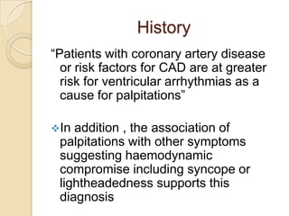 Palpitations | PPTX