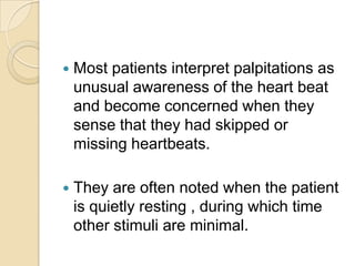 Palpitations | PPTX