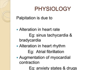 Palpitations | PPTX
