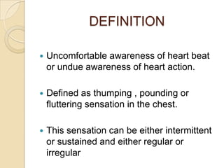 Palpitations | PPT