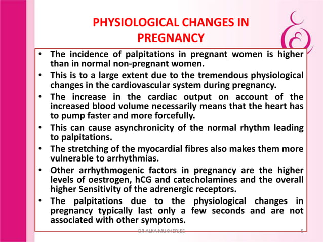 Palpitations in pregnancy by dr alka mukherjee dr apurva mukherjee ...